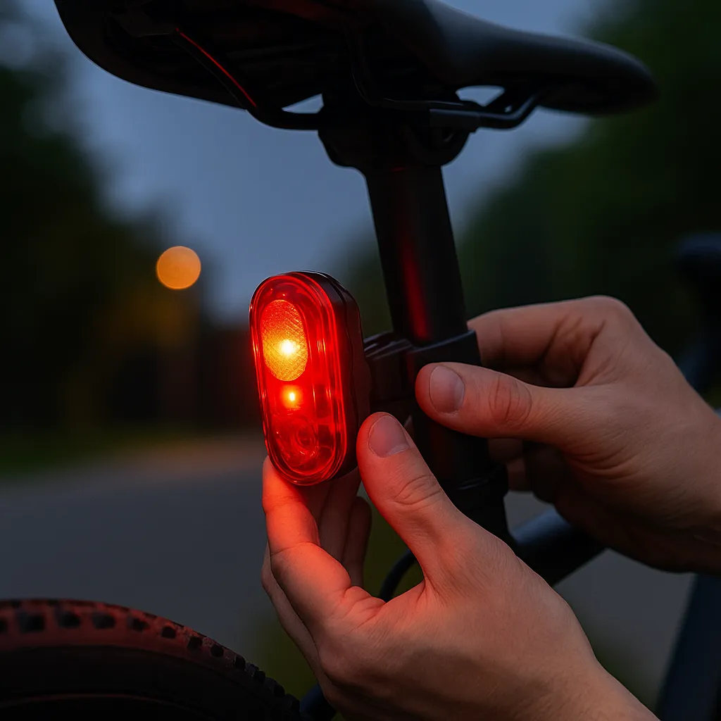 Elegantes Rucklicht Fur Fahrrad Sicherheit Und Stil Vereint